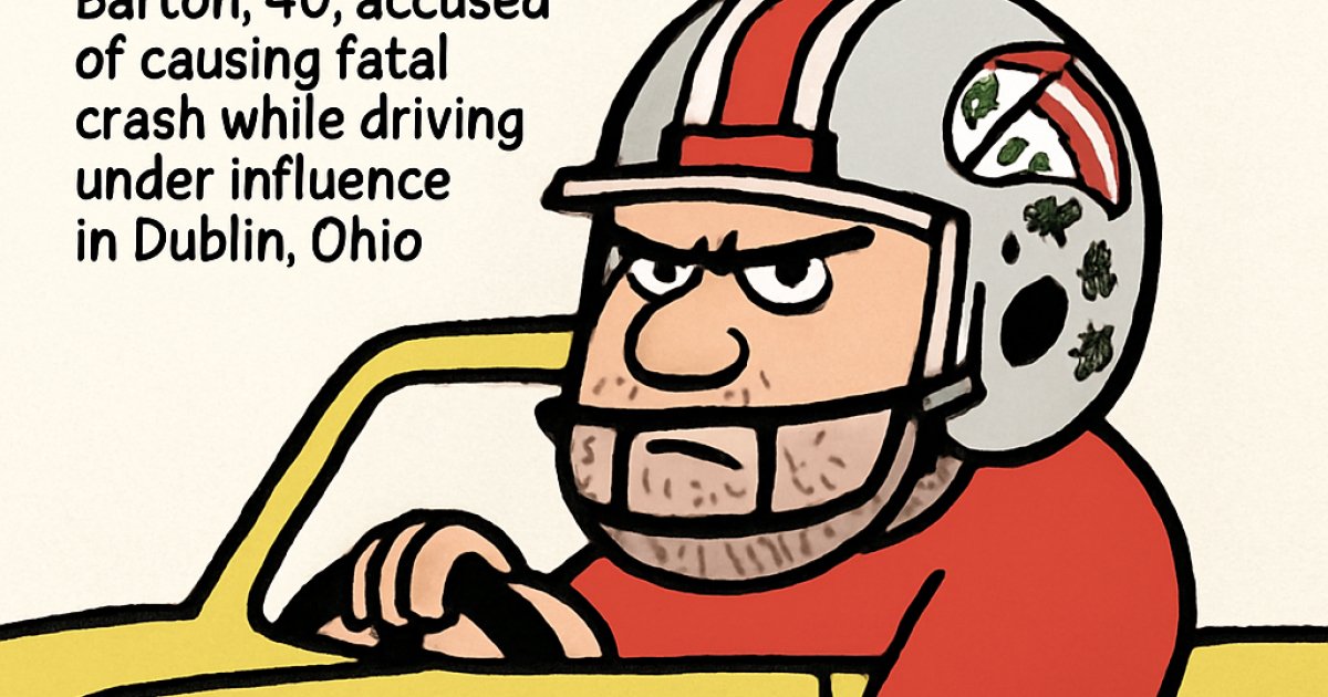 Ex-Ohio State Football Player Kirk Barton Charged with Vehicular Homicide