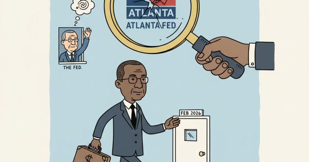 Atlanta Fed Chief Raphael Bostic to Retire in 2026
