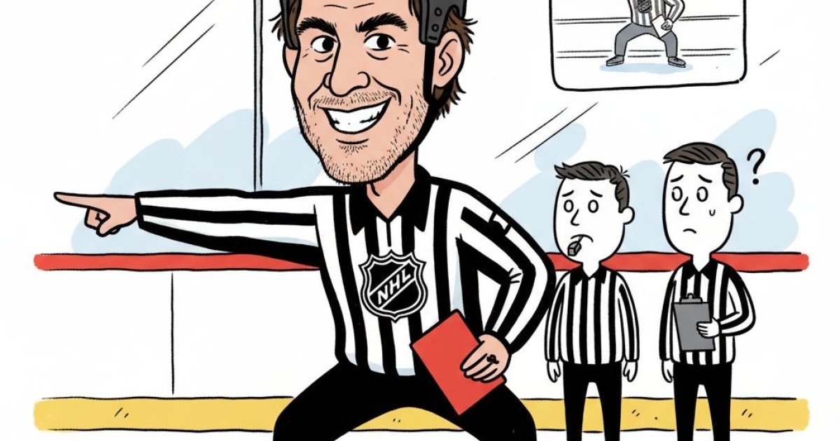 Will Ferrell Dresses as NHL Referee at Kings Game