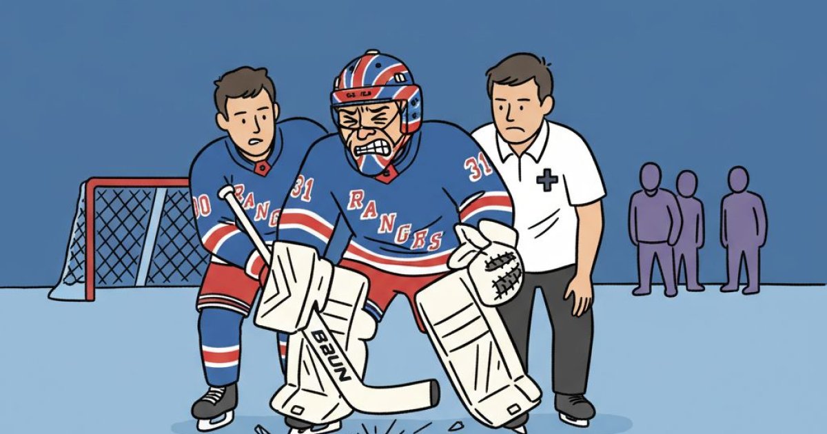 Shesterkin Leaves Rangers Game With Lower-Body Injury