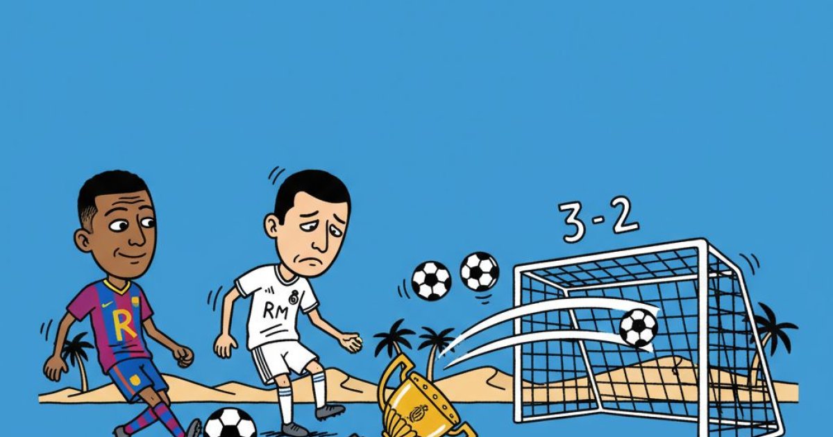 Barcelona edge Real Madrid 3-2 in Spanish Super Cup