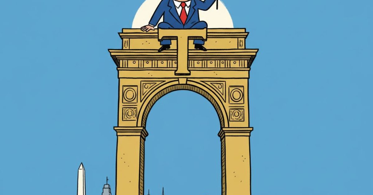 Trump plans 250-foot Independence Arch in DC skyline