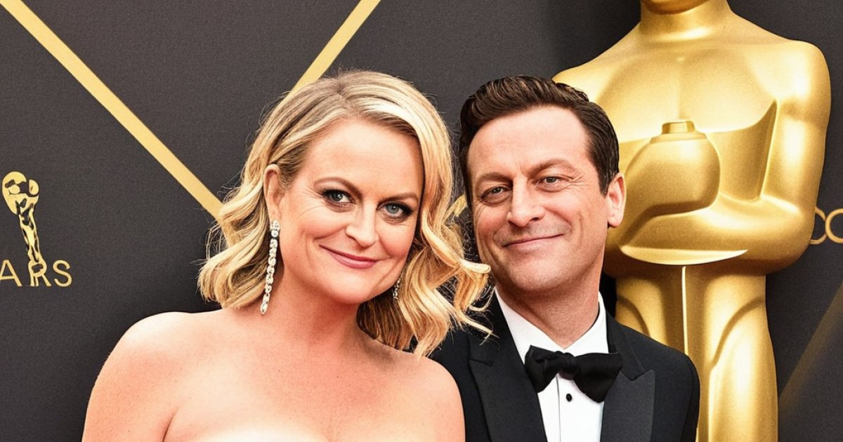 Amy Poehler Makes Red Carpet Debut with Joel Lovell at 2025 Oscars