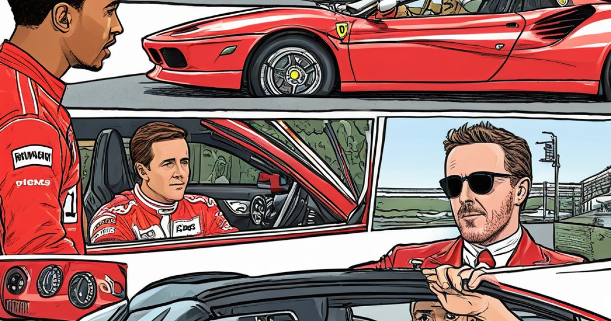 Lewis Hamilton Channels 'Ferris Bueller' for Spectacular Ferrari F1 Debut