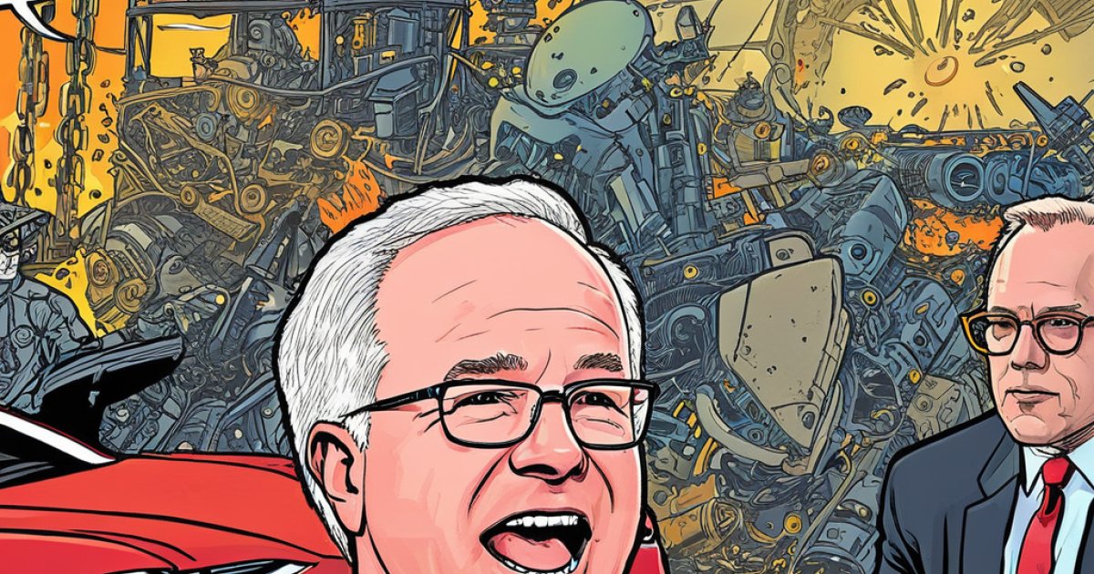 Tim Walz Faces Backlash for Mocking Tesla Stock Amid Minnesotans ...