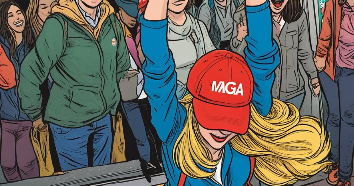 Viral Subway Incident: Woman Receives 'Instant Karma' Over MAGA Hat Chase