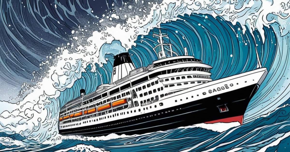 Cruise Ship Battles Massive 40-Foot Waves in Drake Passage Adventure