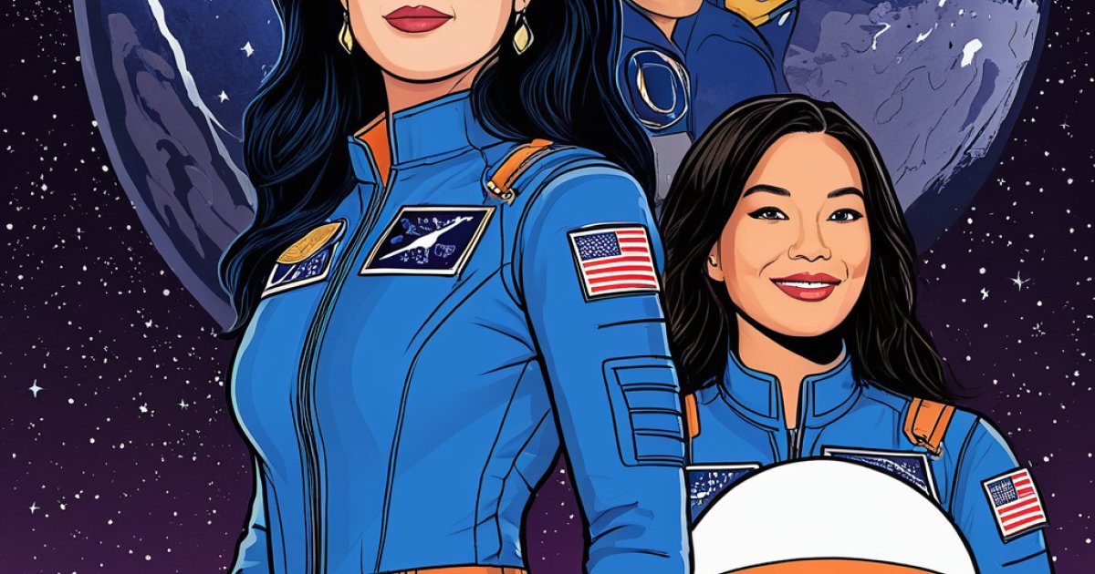 Katy Perry Joins Blue Origin's All-Female Space Crew in Style