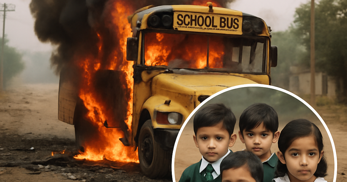 Suicide Bombing on Pakistani School Bus Kills 4 Children