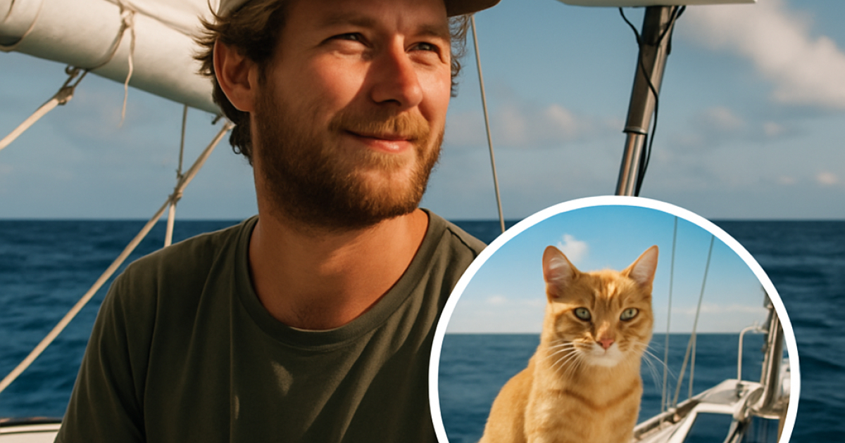 Man and Cat Sail to Hawaii After Viral Journey